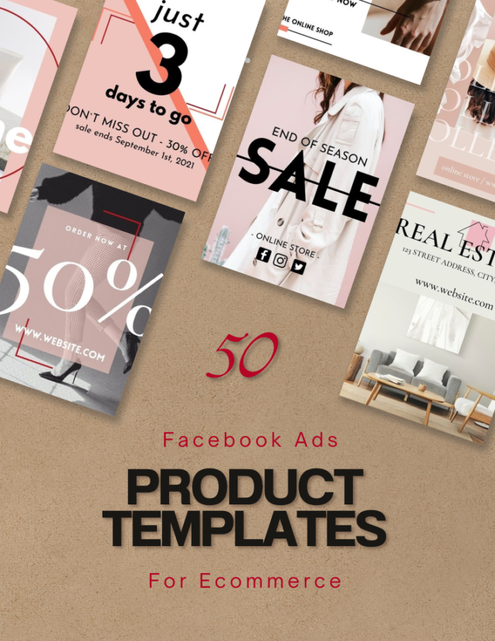 50 Ecom Products Canva Templates for Facebook Ads - GoBundleGo